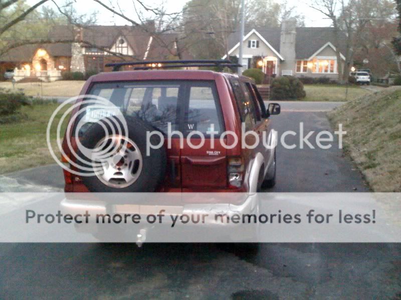 1998 Trooper rear bumper build | Isuzu SUV Forum