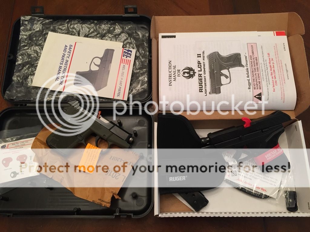 NIB .380 Auto Pocket Pistols (Ruger & Keltec) - 24hourcampfire